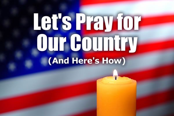 Let's Pray for Our Country | The Divine Mercy