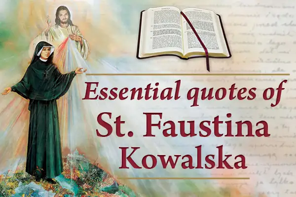 Jesus Divine Mercy Quotes The Apostle Of Divine Mercy: St. Faustina